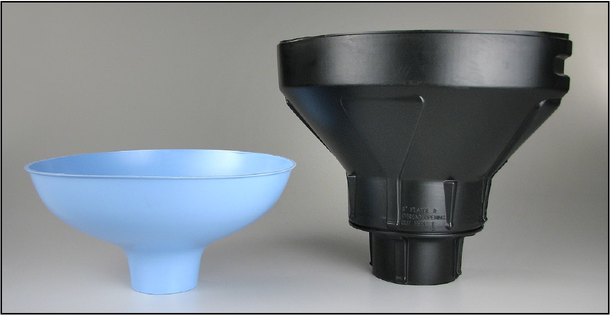 Clark CLACK pouring funnel (opening: 2.5 inches, 4 inches, 6 inches ...